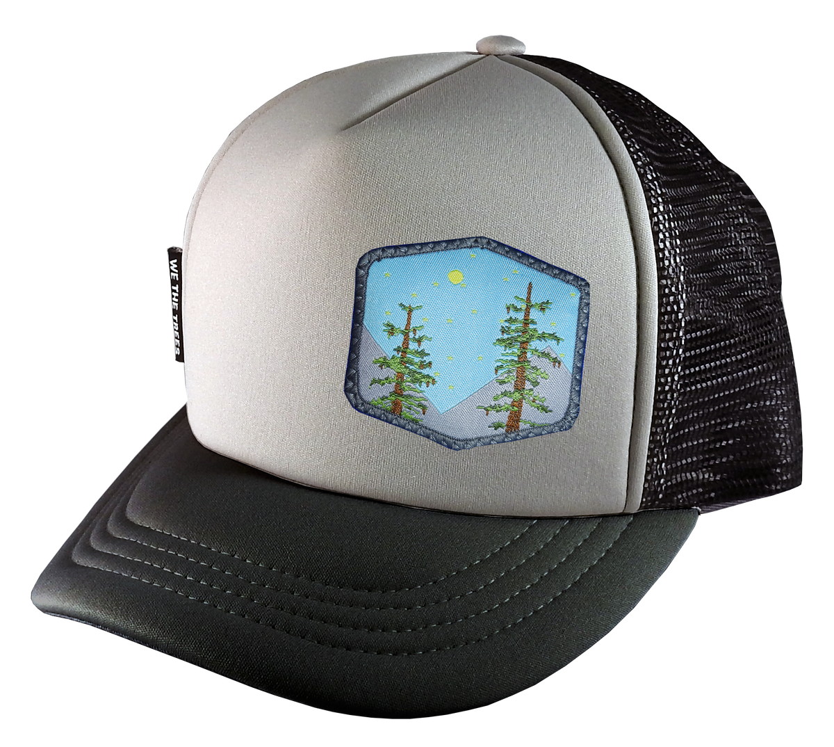 Gray Black Trucker Hat 58 cm Trees – We The Trees